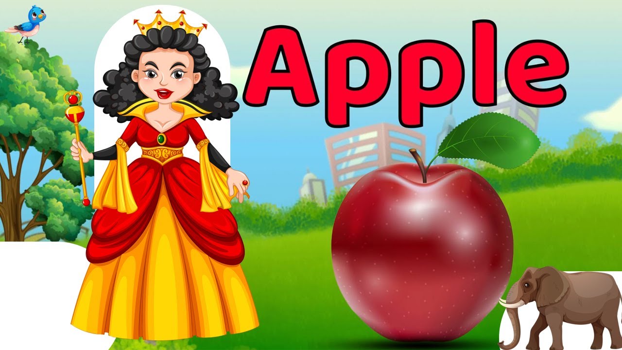 A For Apple | Learn Alphabet A For Apple | English alphabet | Learn ...