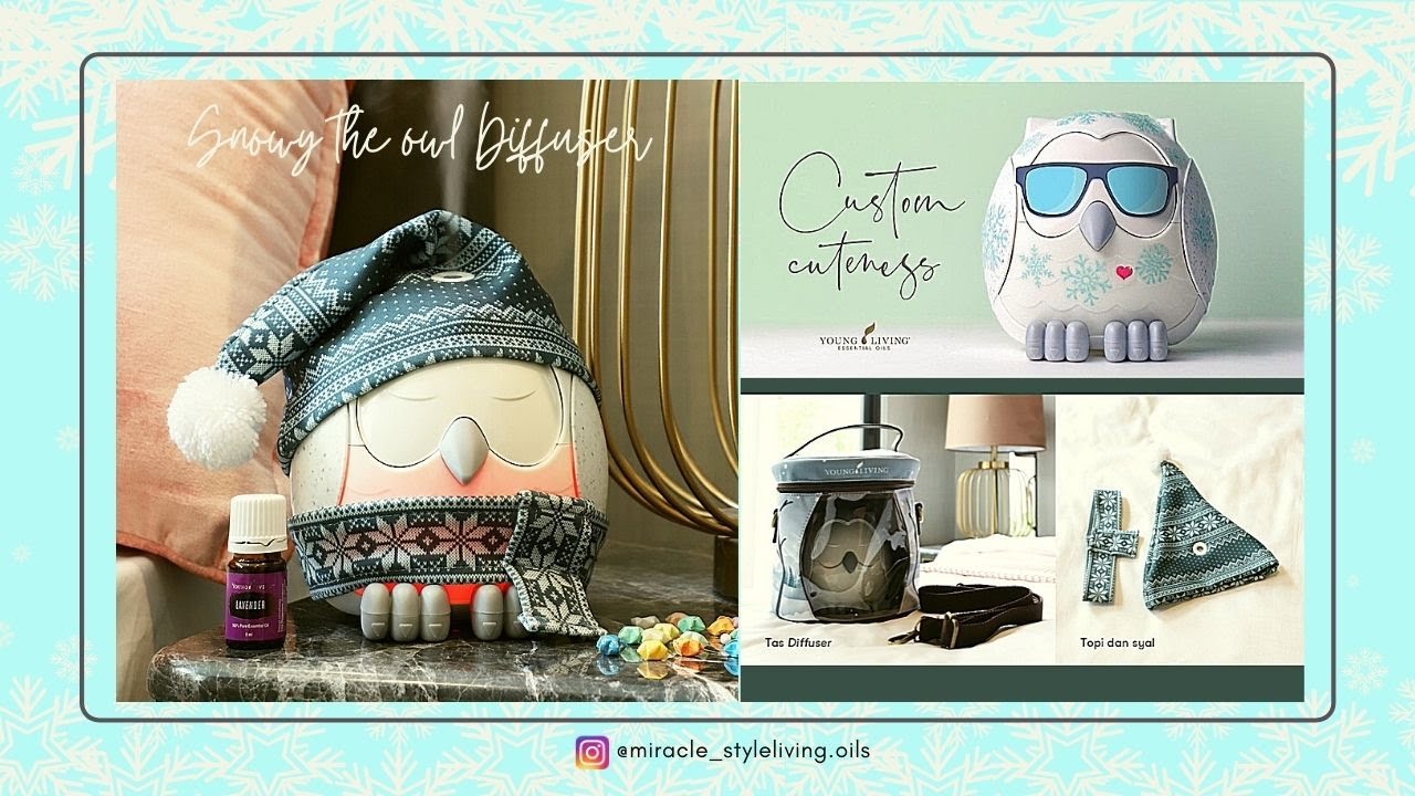 Snowy the Owl Diffuser Young Living - YouTube