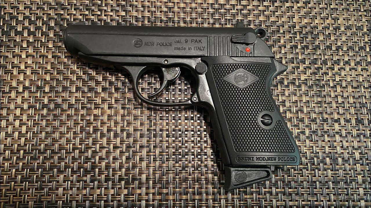 Bruni PPK 9mm Blank Firing Gun Review - YouTube