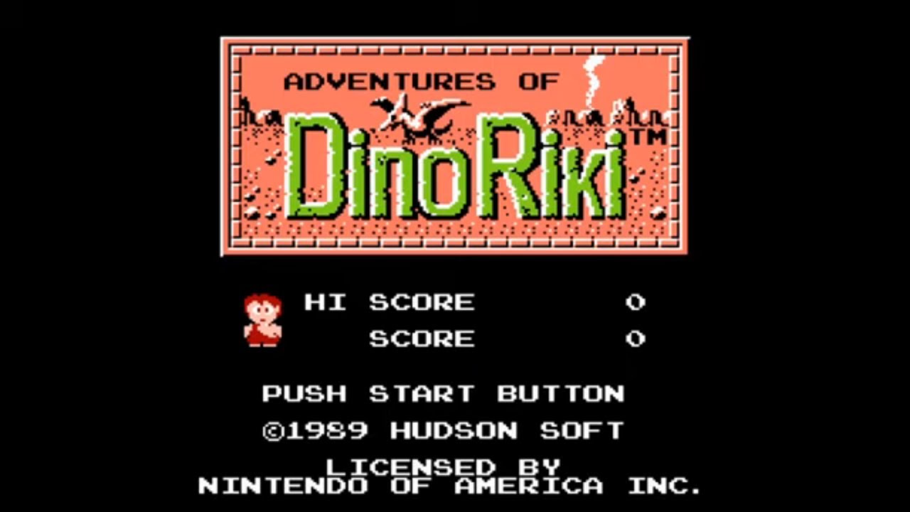 The Adventures of Dino Riki - Nintendo NES - YouTube