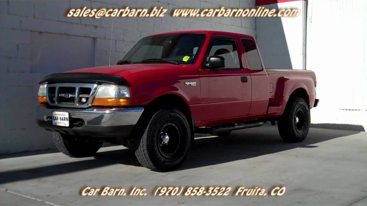 SOLD!-1999 Ford Ranger Quad Cab 4x4 at Car Barn in Fruita, CO - YouTube