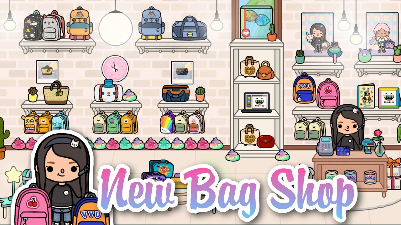 NEW BAG SHOP MAKEOVER IN TOCA LIFE WORLD - YouTube