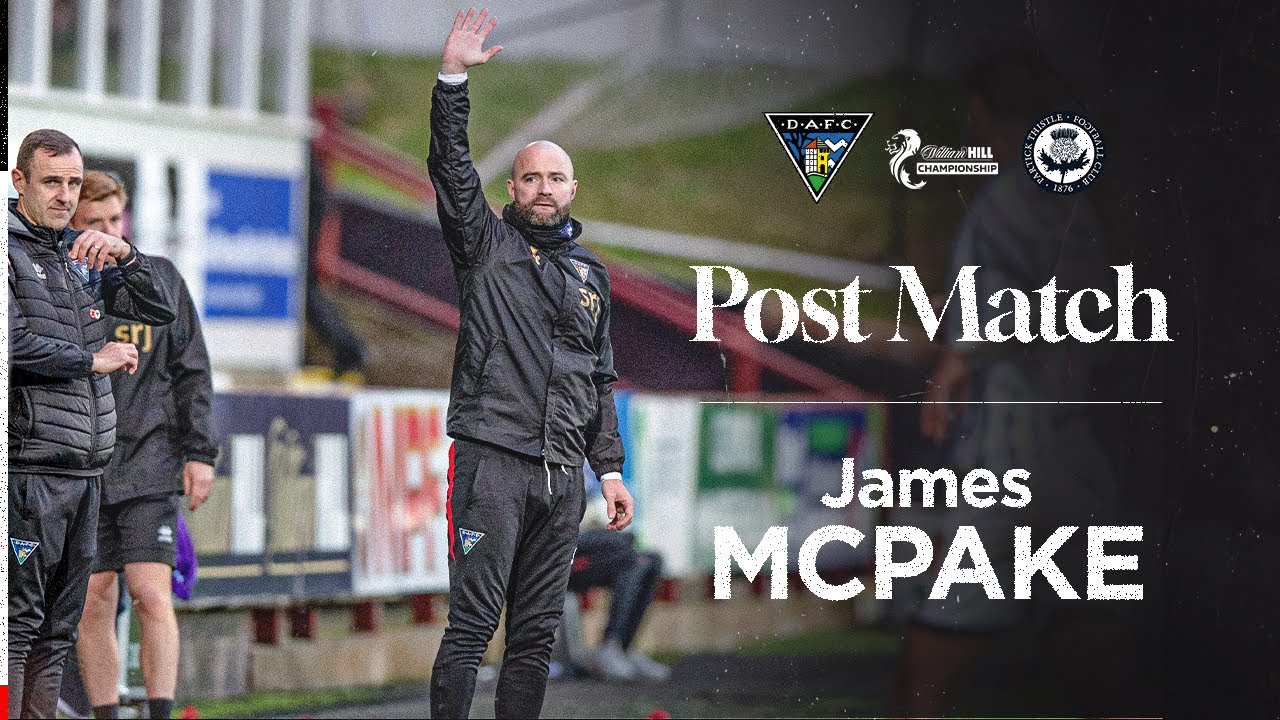 Partick Thistle | 02/11/2024 | James McPake - YouTube