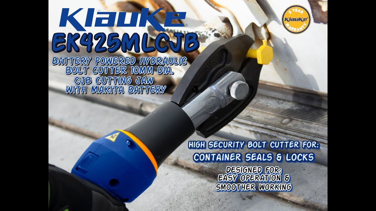 Klauke EK425MLCJB Bolt Cutting Demonstration - YouTube