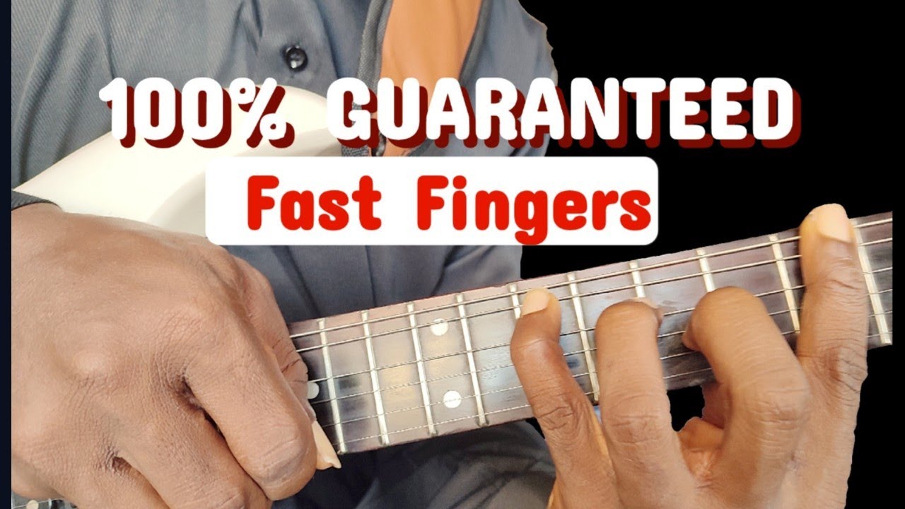 Get faster fingers in 10 days - Best finger exercise for Guitar - YouTube