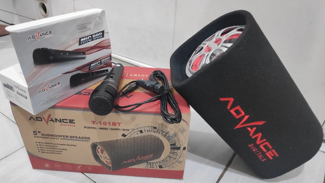 Review advance spiker t101bt kecil suara gahar - YouTube