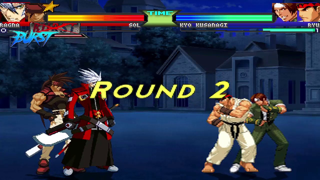 MUGEN Request: Ragna the Bloodedge and Sol Badguy VS Ryu and Kyo ...