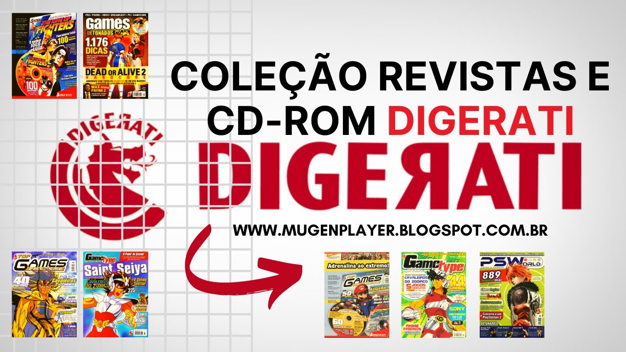 COLEÇÃO REVISTAS E CD-ROM DIGERATI - YouTube