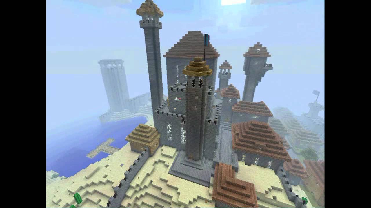 Minecraft Map: Johnny's Kingdom - A Huge town - YouTube