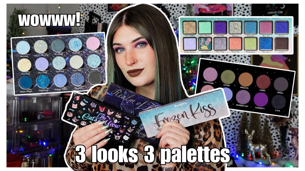 3 Looks 3 Palettes! | Frozen Kiss, The Cat's Meow, Realm Of Fairies ...