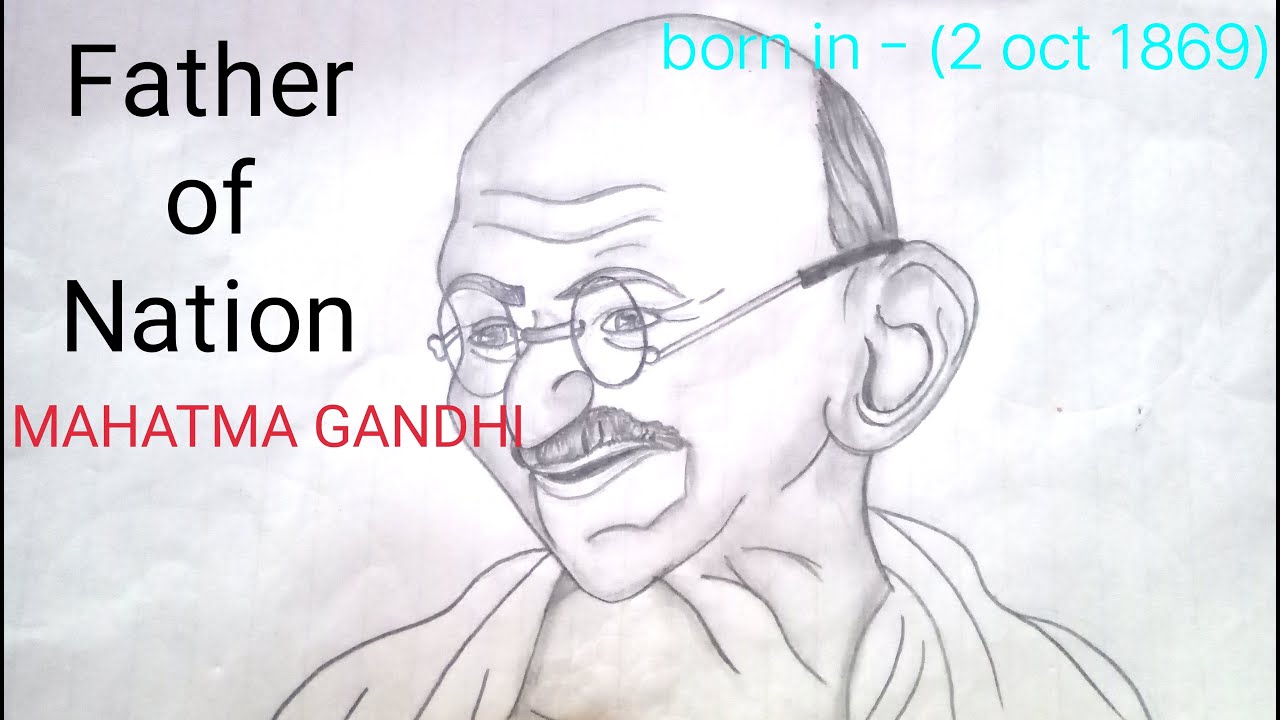 #mahatmagandhidrawing 2 october mahatma Gandhi Jayanti drawing | for ...