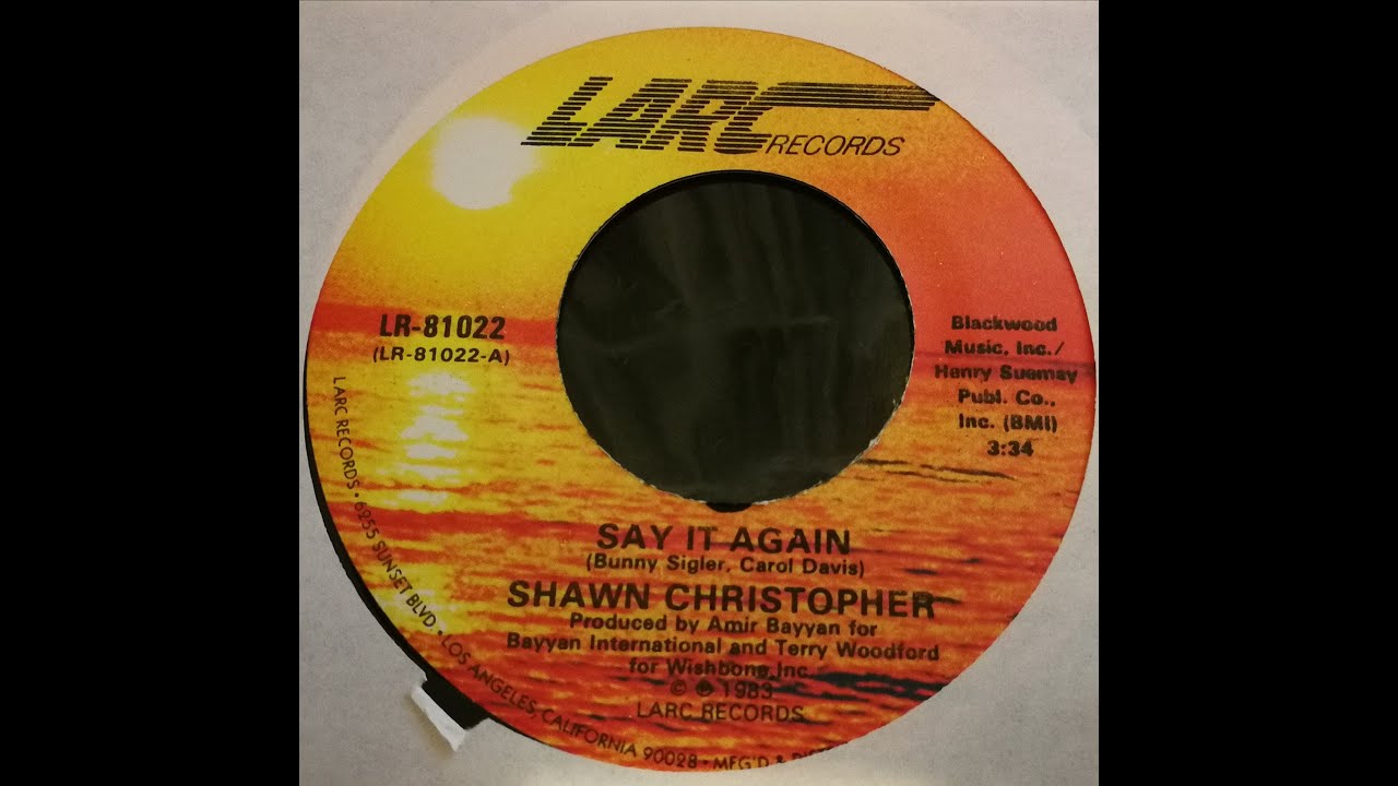 Shawn Christopher - Say It Again (1983) [Boogie-Funk] HQ - YouTube