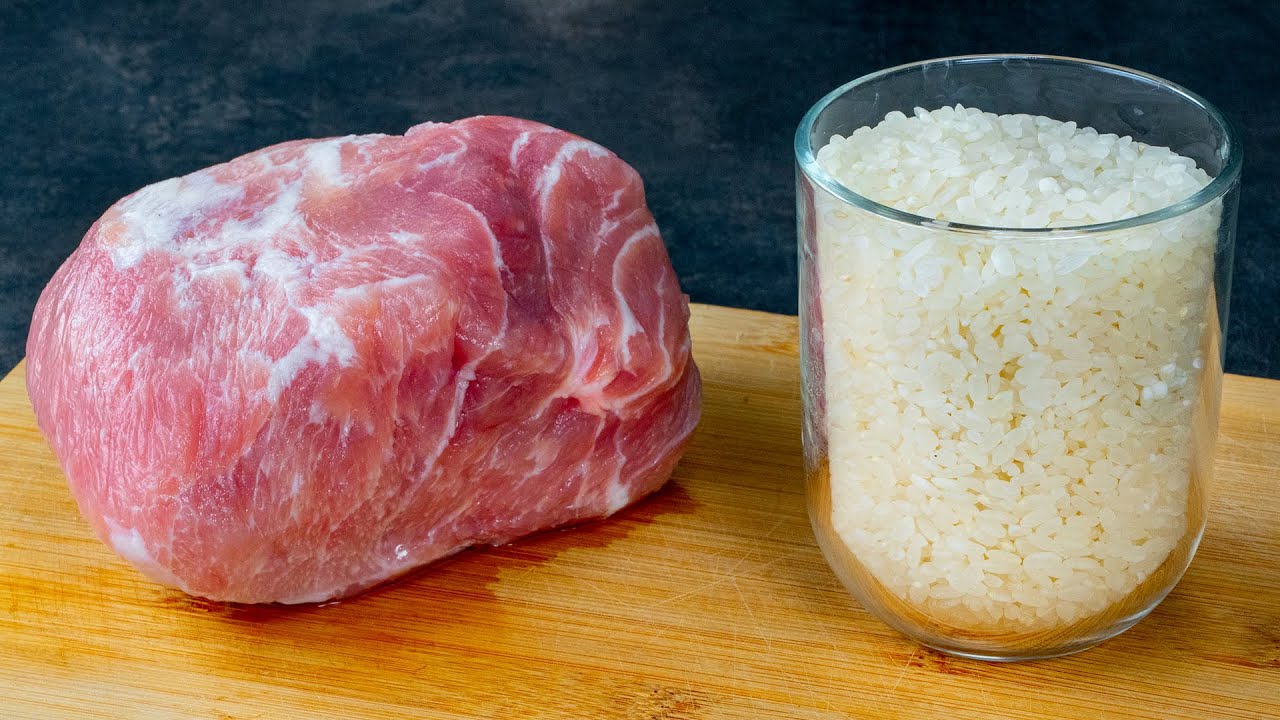 Rice and meat has never been so tasty when combined - YouTube