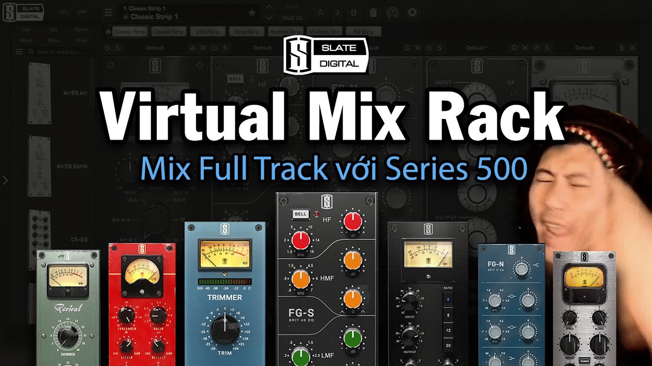 Plugin VIRTUAL Mix Rack - Slatedigital Mixing full / Drum / Bass/ Vocal ...