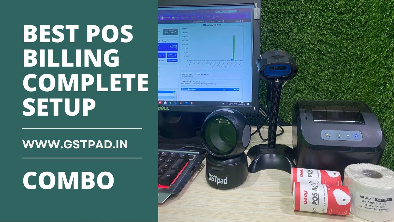 Best POS Billing and Barcode Complete Setup COMBO - YouTube