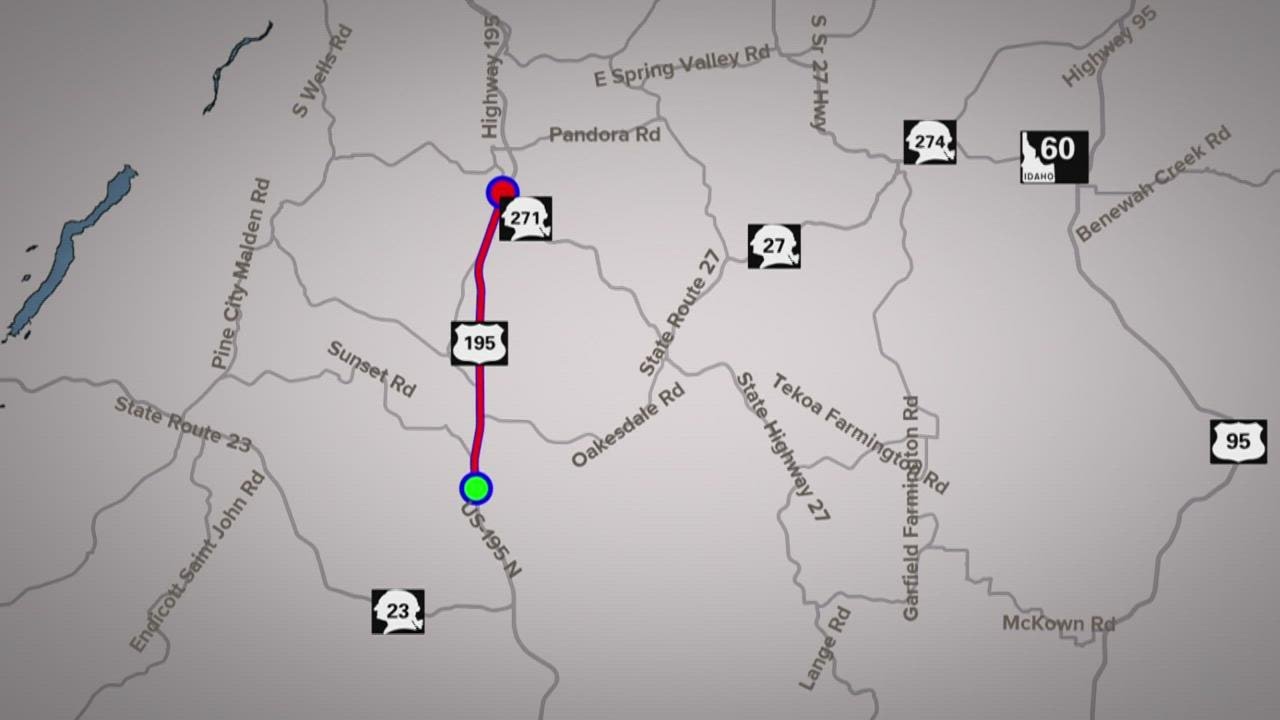 US 195 between Spokane and Pullman closing for renovations - YouTube