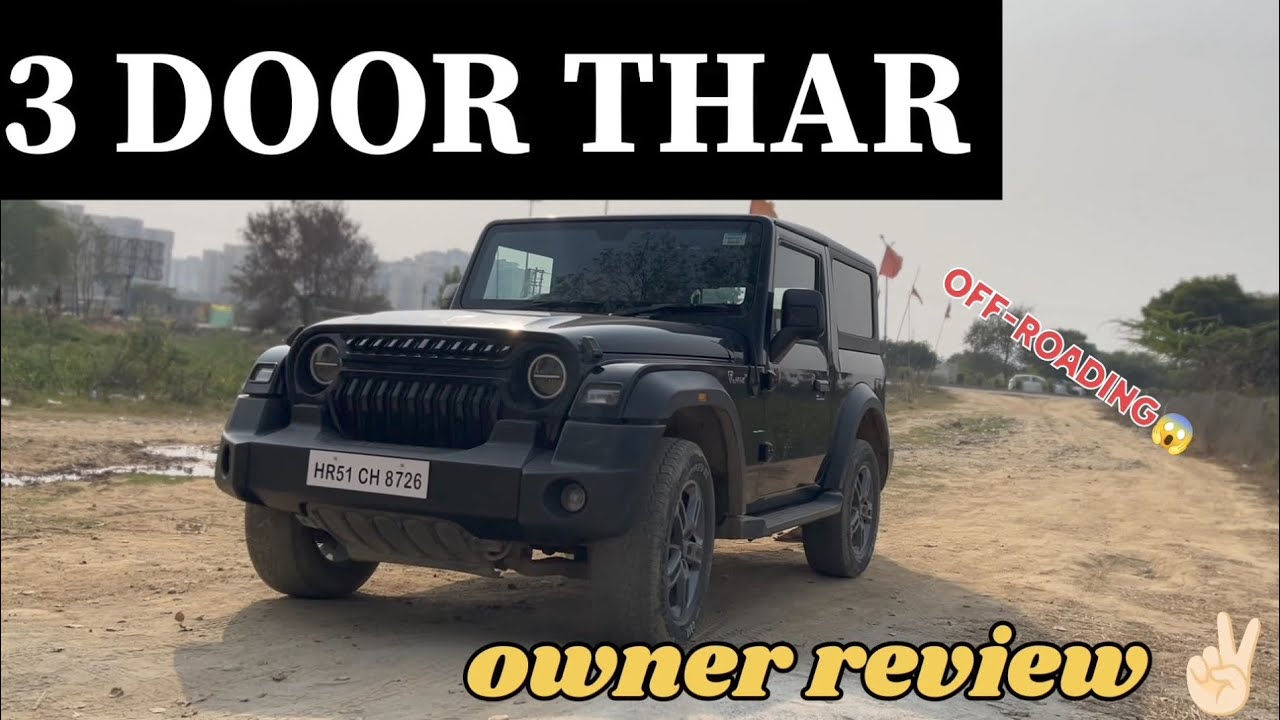 3door thar !! Mahindra ki best off-road car !! Thar 4×4 !!#automobile # ...