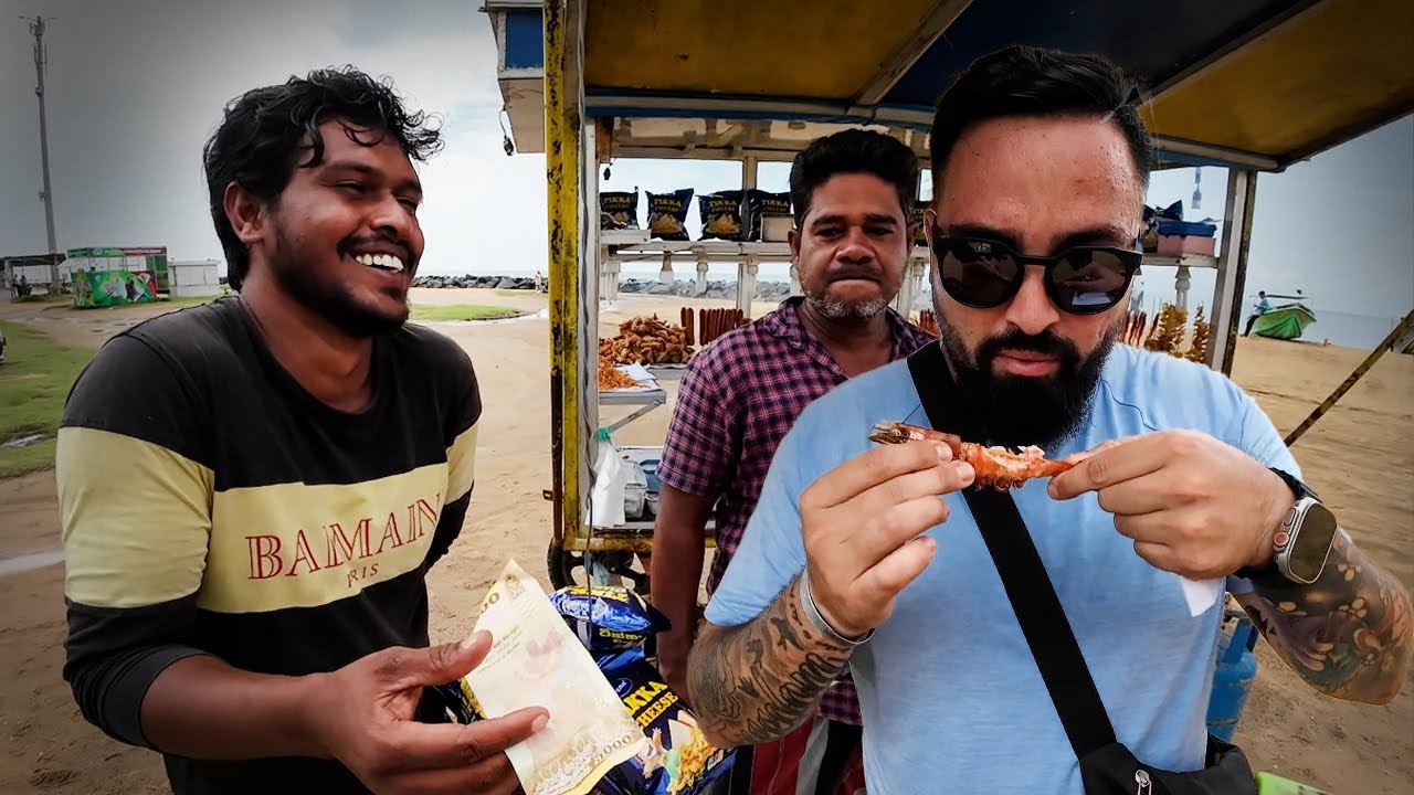 Sri Lankan Street Food on Negombo Beach 🇱🇰 - YouTube