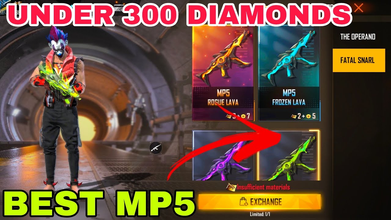 Free Fire New Mp5 Incubator | Which is the best mp5 in new incubator ...