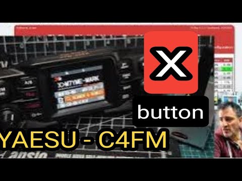 YAESU WIRES "X" BUTTON - ANY FUSION RADIO C4FM YSF - YouTube