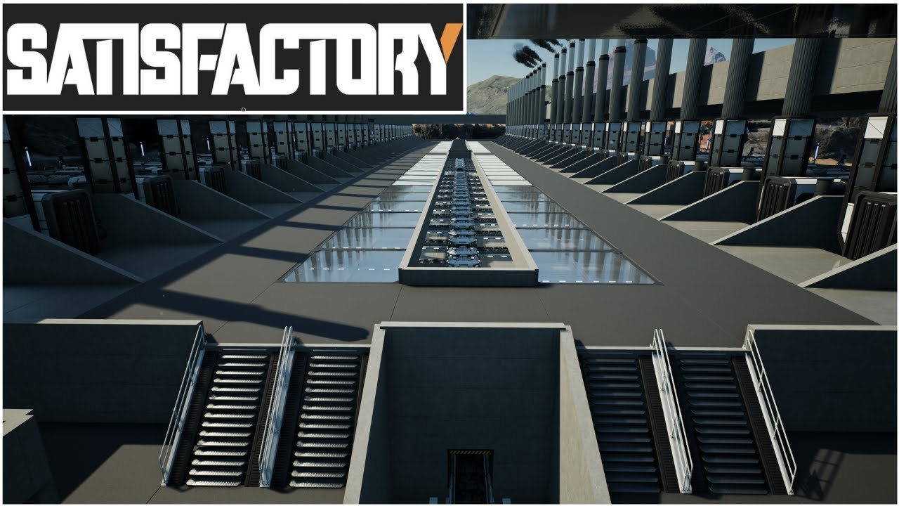 Satisfactory Showcase - Compacted Coal Plant - 7,800MW - YouTube