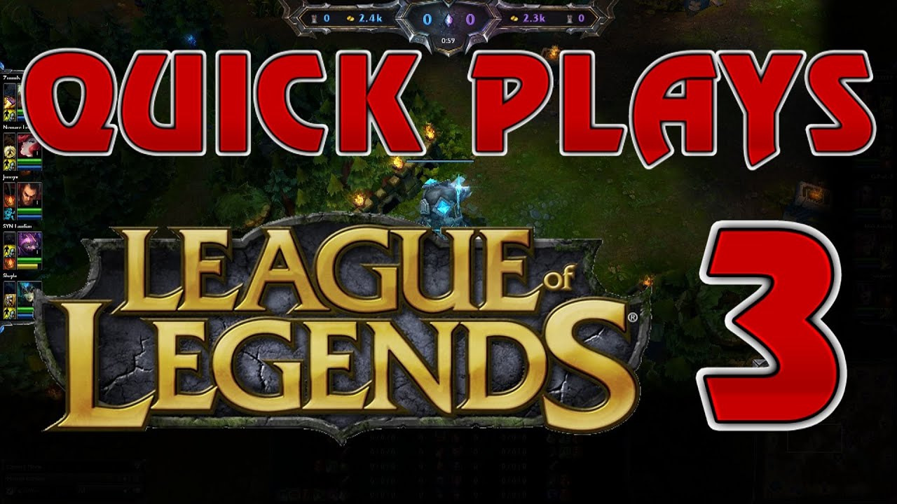 LoL Quick Plays #3 : Vayne | Using Flash Aggressively - YouTube