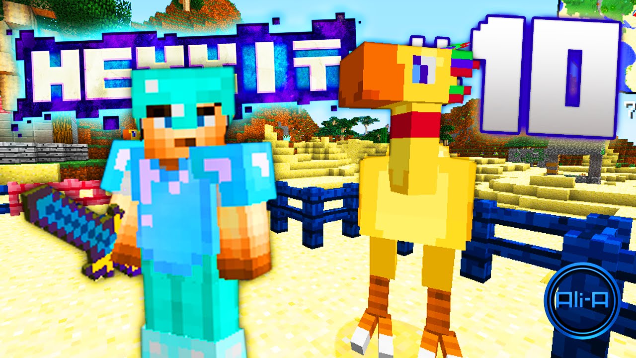 Minecraft Mods - Hexxit Ep 10 - "CHOCOBO BREEDING!" - w/ Ali-A & Vikk ...