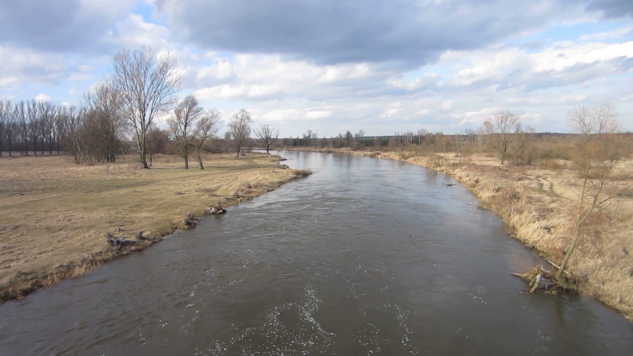 Sieradz - rzeka Warta. - YouTube