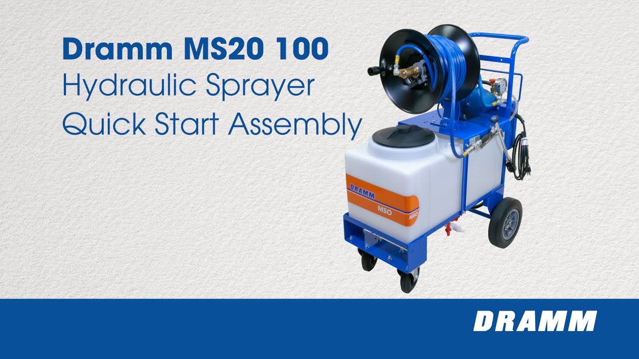 Assembling a Dramm MS20 100 Hydraulic Sprayer - YouTube