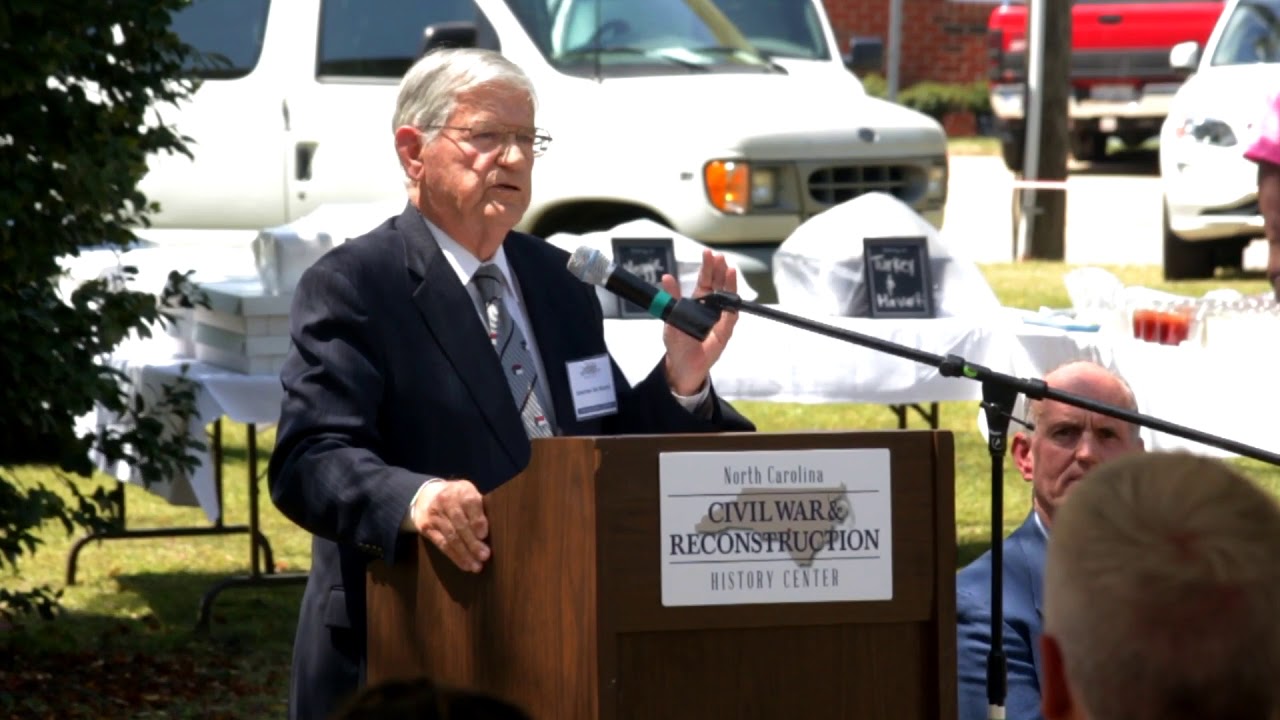 James G. Martin Speaks At The NC Civil War & Reconstruction History ...