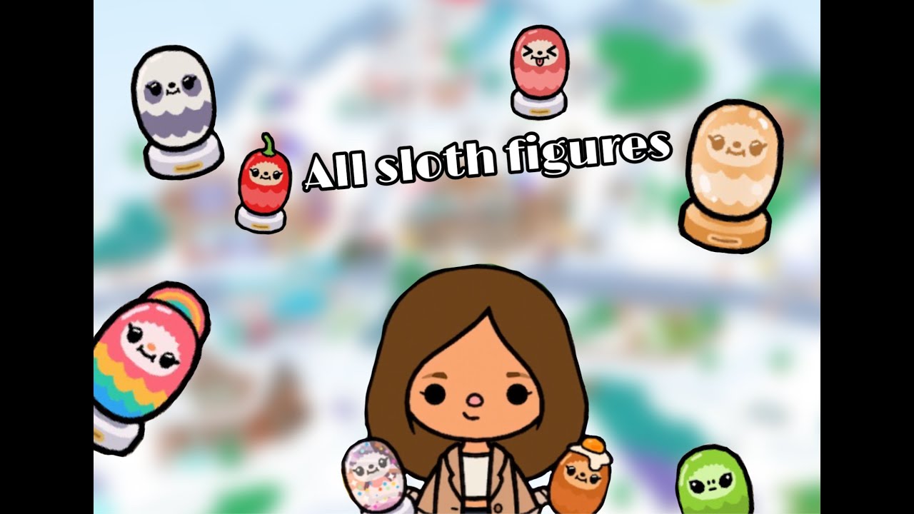 Where to find all sloth figures in Toca life world🦥💝 - YouTube