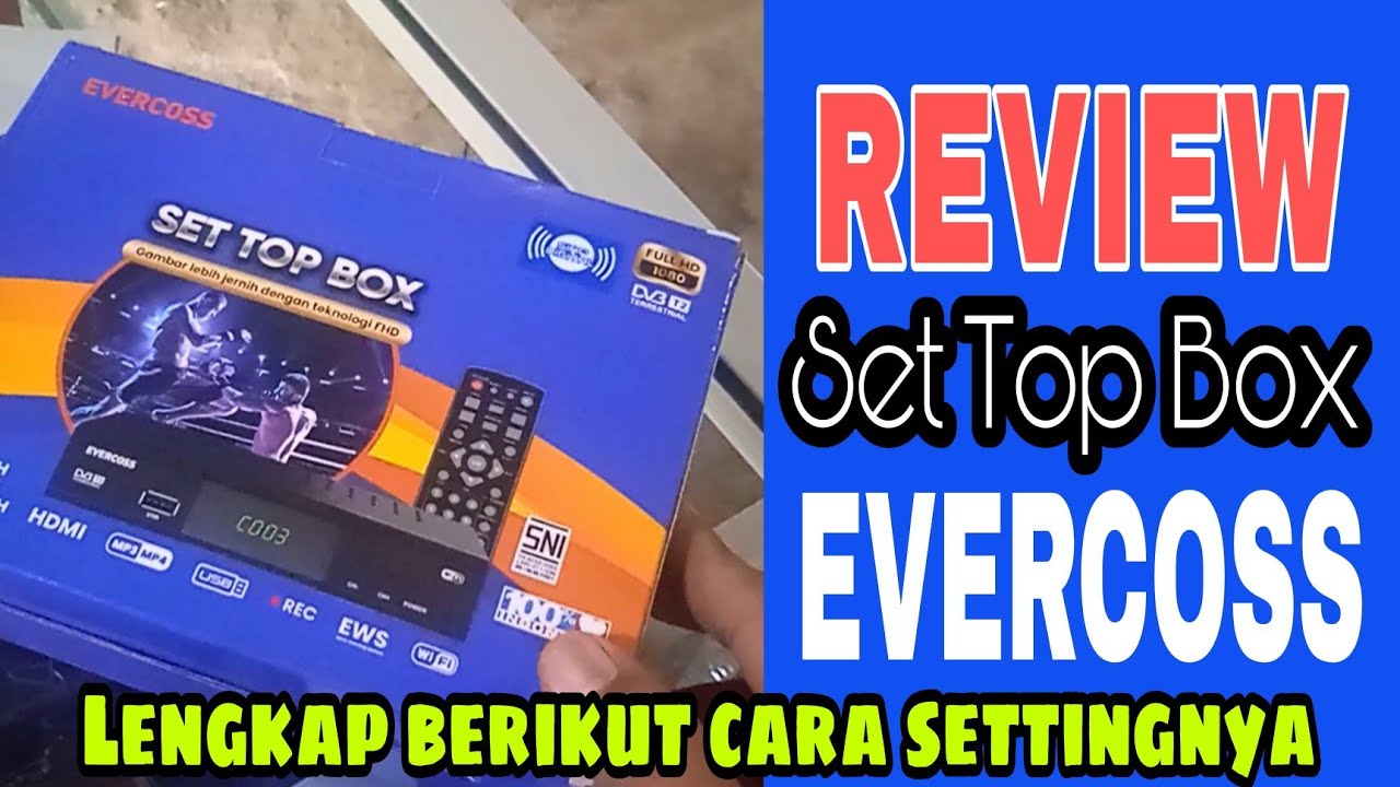 Review STB dan Cara pasang set top box tv digital evercoss versi ...