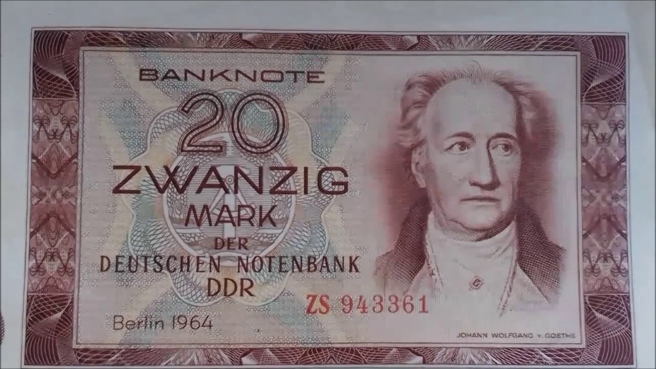 Altes DDR Geld von 1964-1975 - YouTube