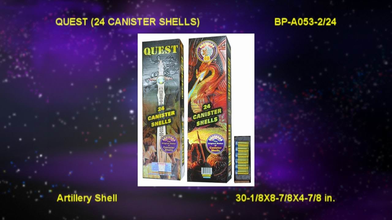BP-A053-2/24 Quest (60g canister shells) - YouTube
