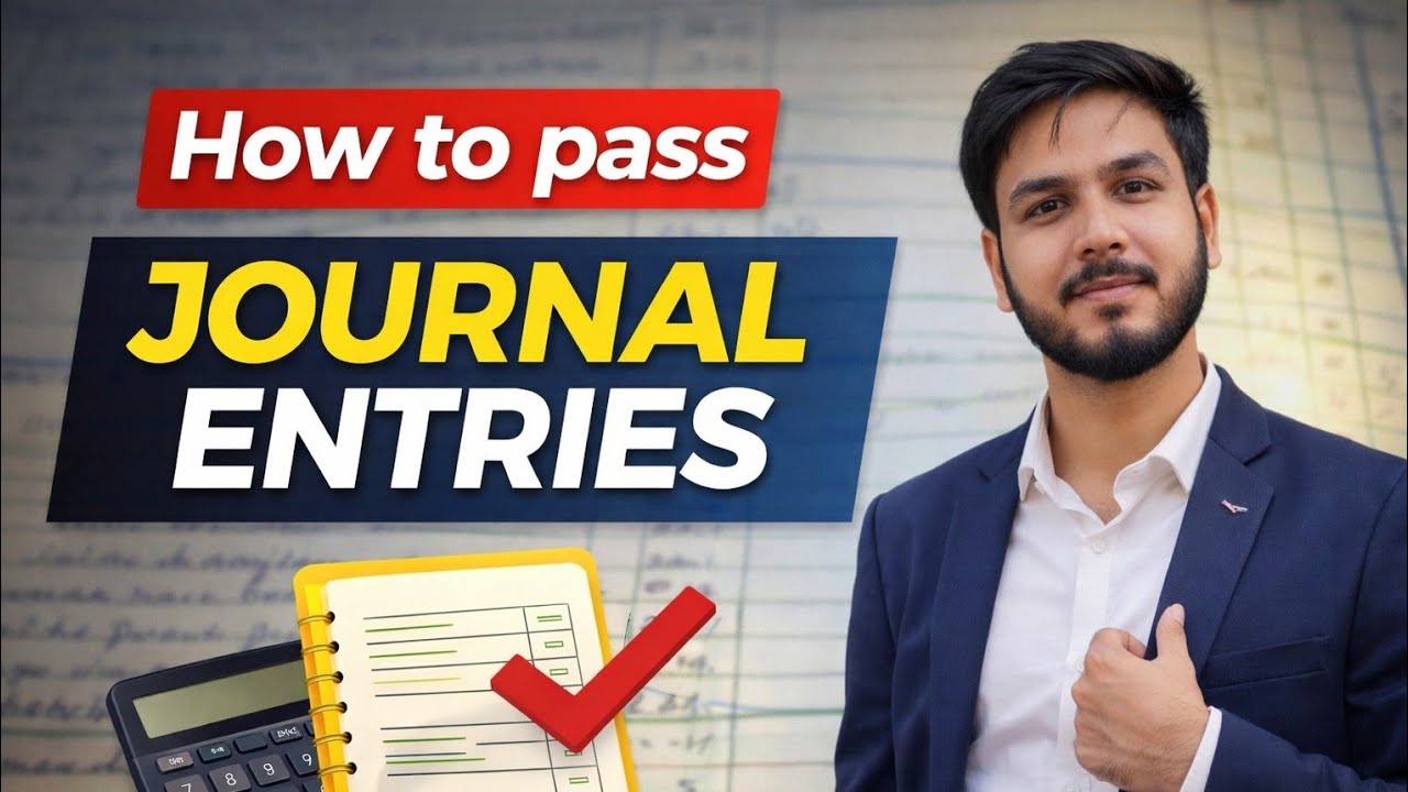 How to pass JOURNAL ENTRIES #class11 #Accountancy - YouTube