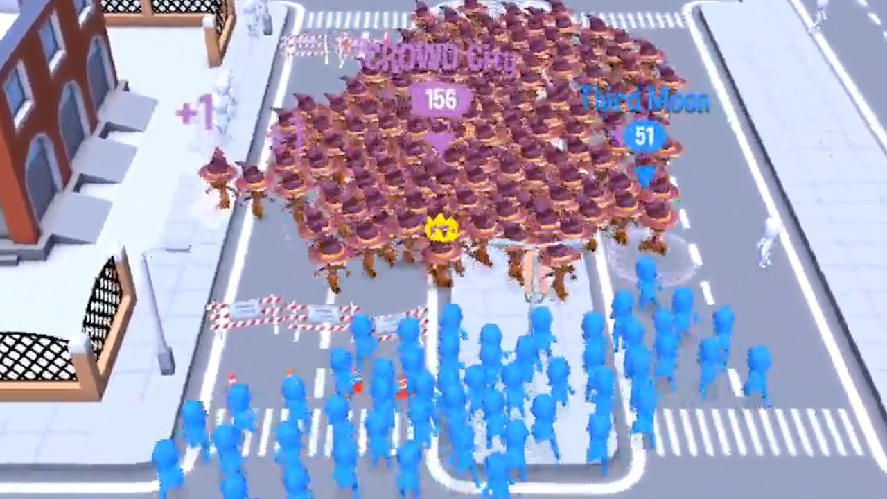 Crowd City World Record Map Control: 100.00% #1034 - YouTube