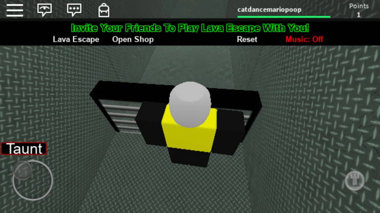 ROBLOX LAVA ESCAPE - YouTube