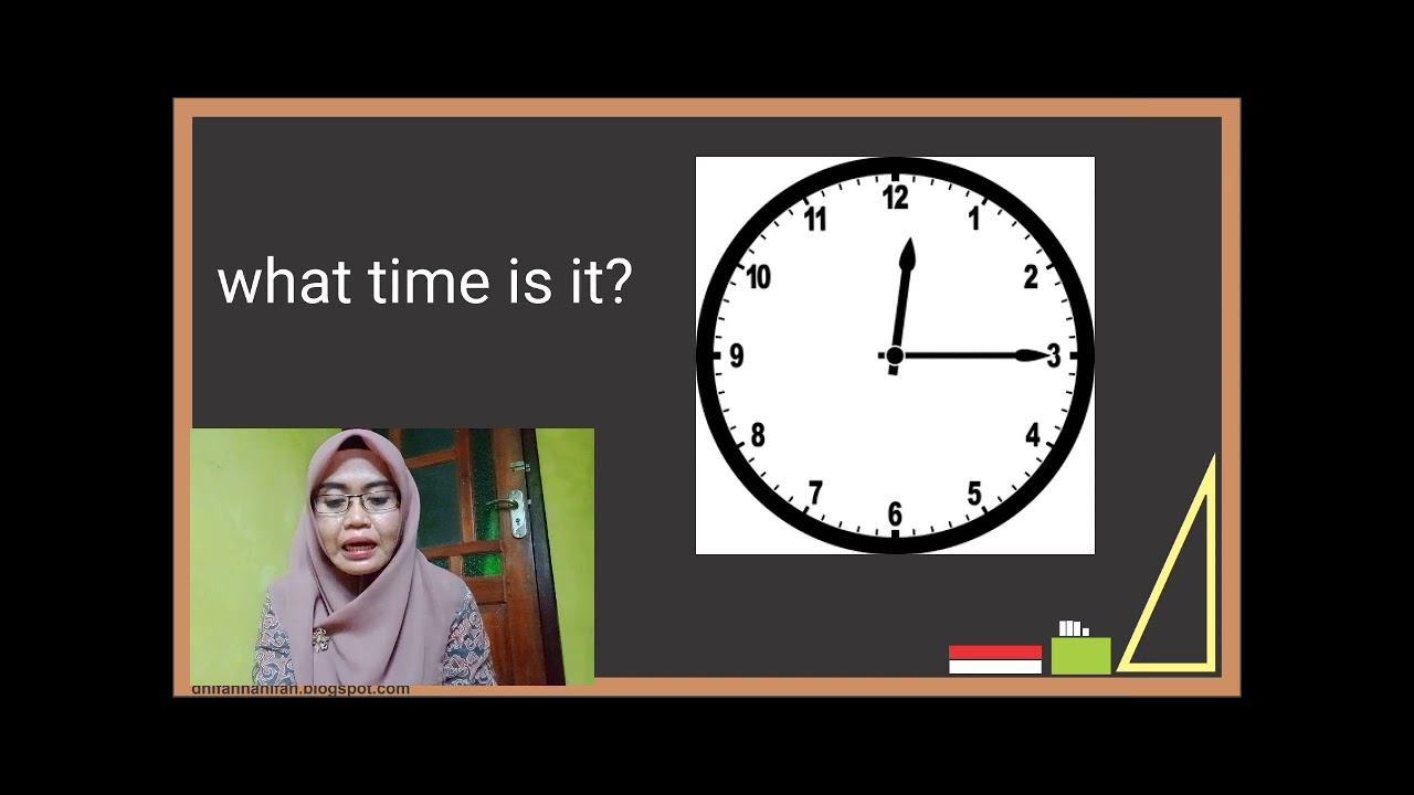 Materi Bahasa Inggris tentang Tell the time - YouTube
