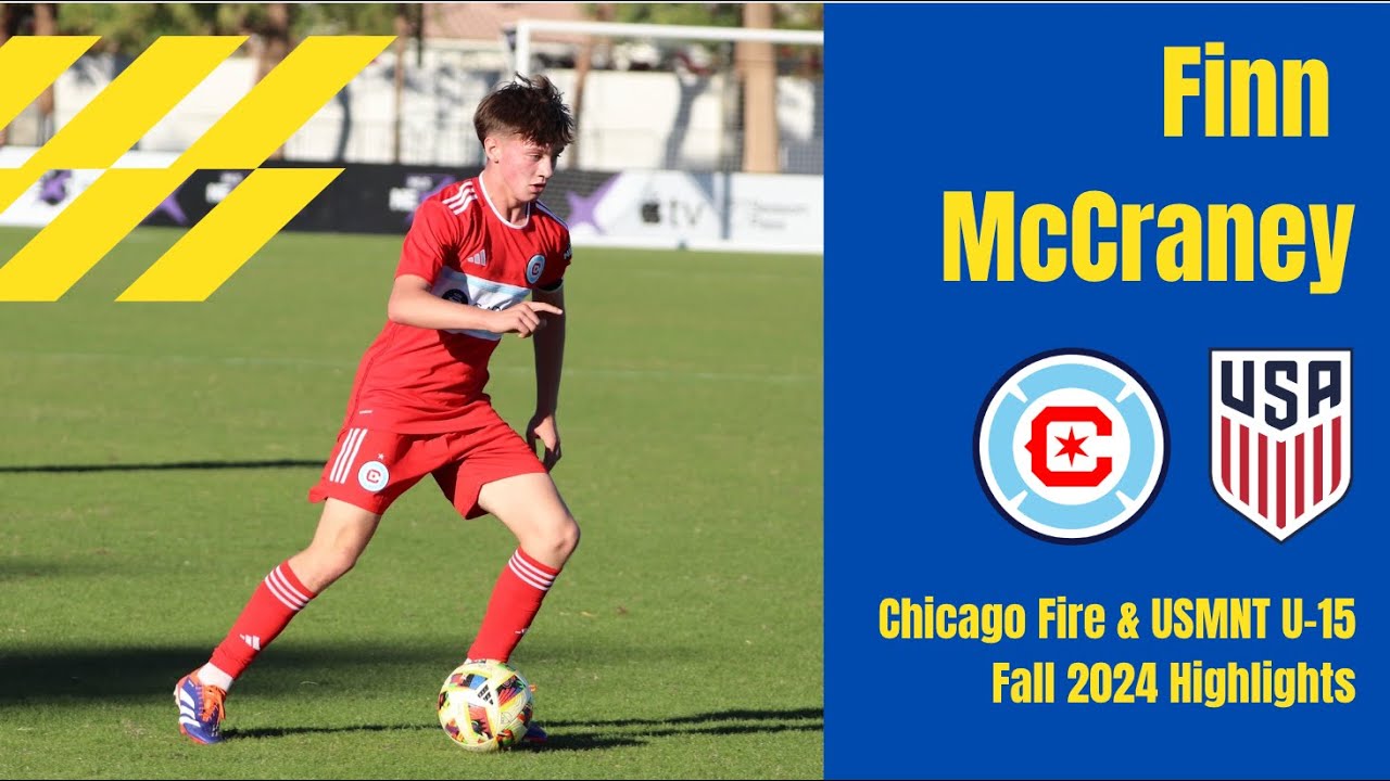 Finn McCraney (2010) Fall 2024 Highlights Chicago Fire and USMNT - YouTube