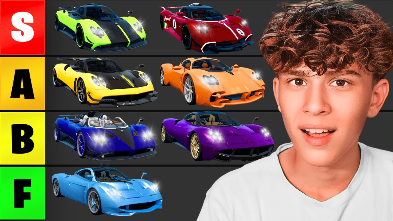 Ranking EVERY Pagani In Driving Empire! - YouTube