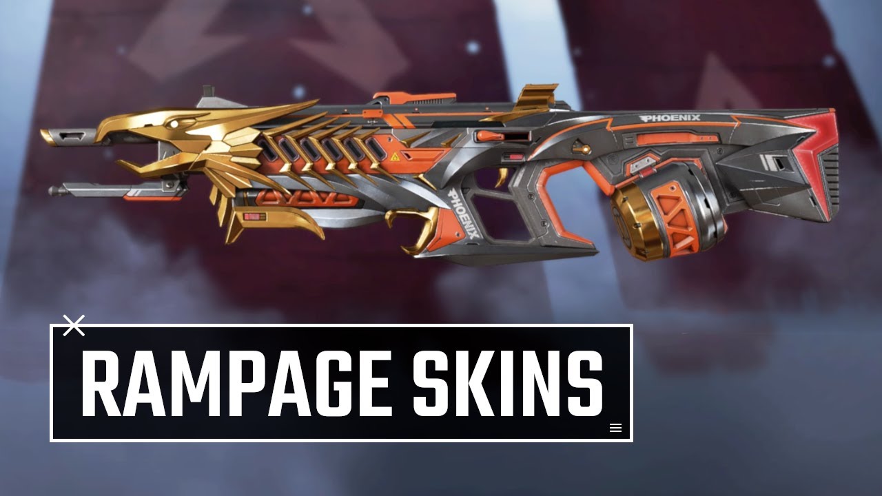 All Rampage Legendary Skins | Apex Legends - YouTube