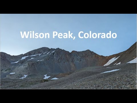 Wilson Peak | Colorado 14er from the Rock of Ages Trailhead - YouTube