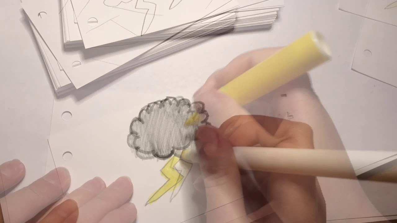 Thunderstorm Flipbook And How To Make It - YouTube