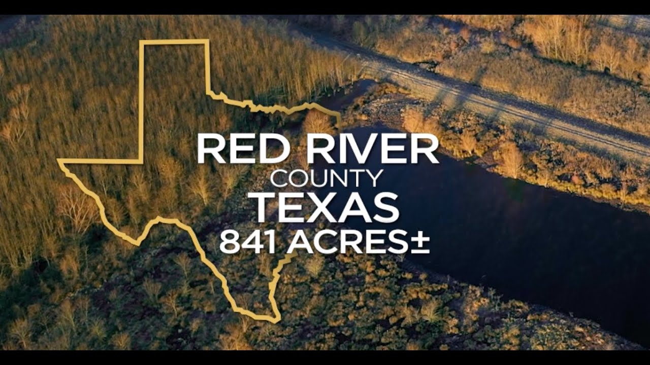 Red River County TX 841 acres Featured Listing Video - YouTube