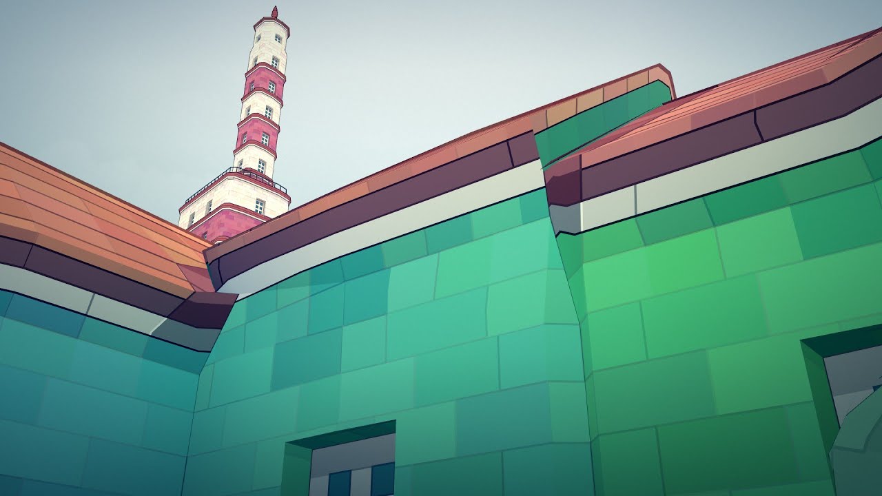 Townscaper - Timelapse with Lighthouse - YouTube