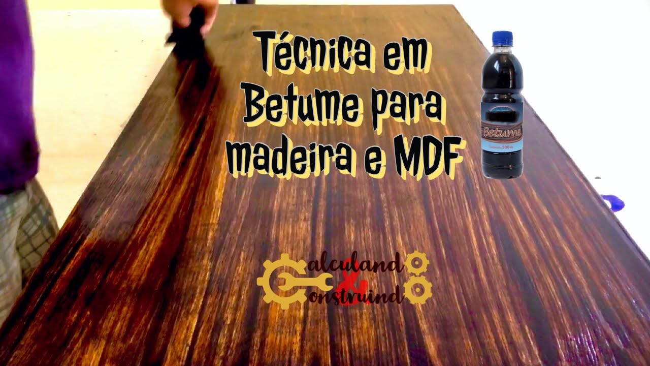 Acabamento com betume - Técnica de envelhecimento para madeira e ...