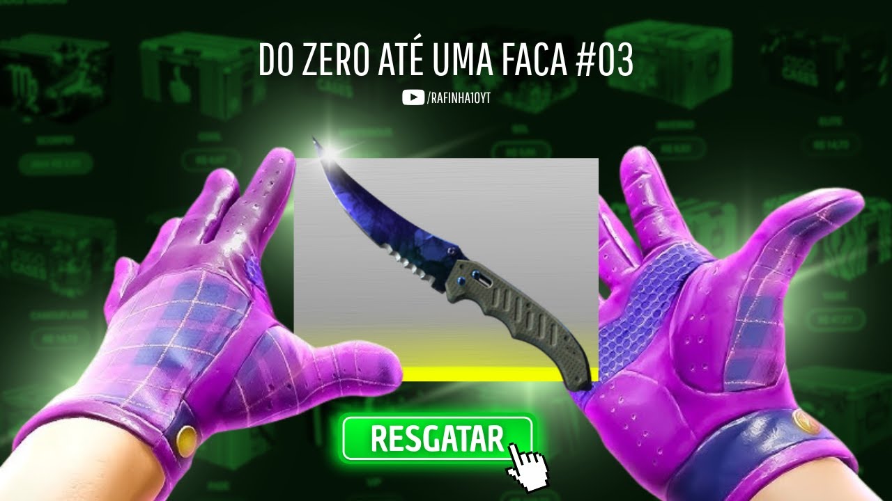 🟢 ABRINDO CAIXAS NO CSGOCASES EM BUSCA DA TÃO SONHADA FACA [ DO ZERO ...