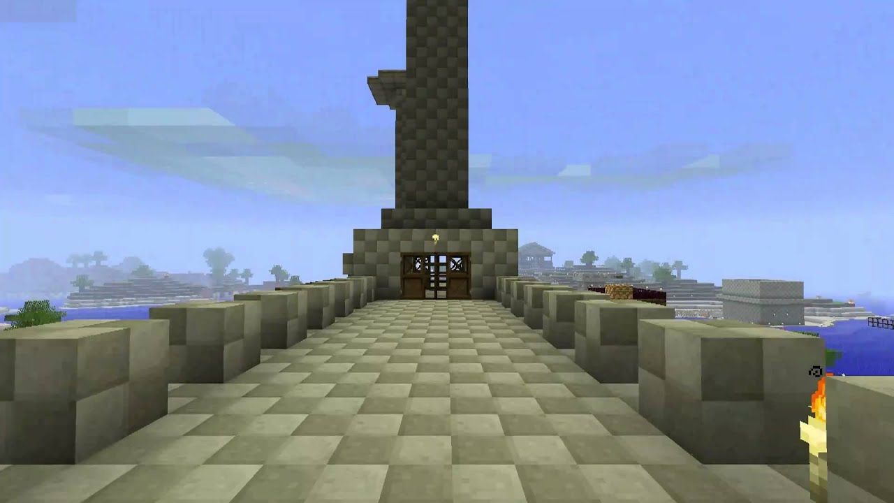 Minecraft: Running through map - YouTube