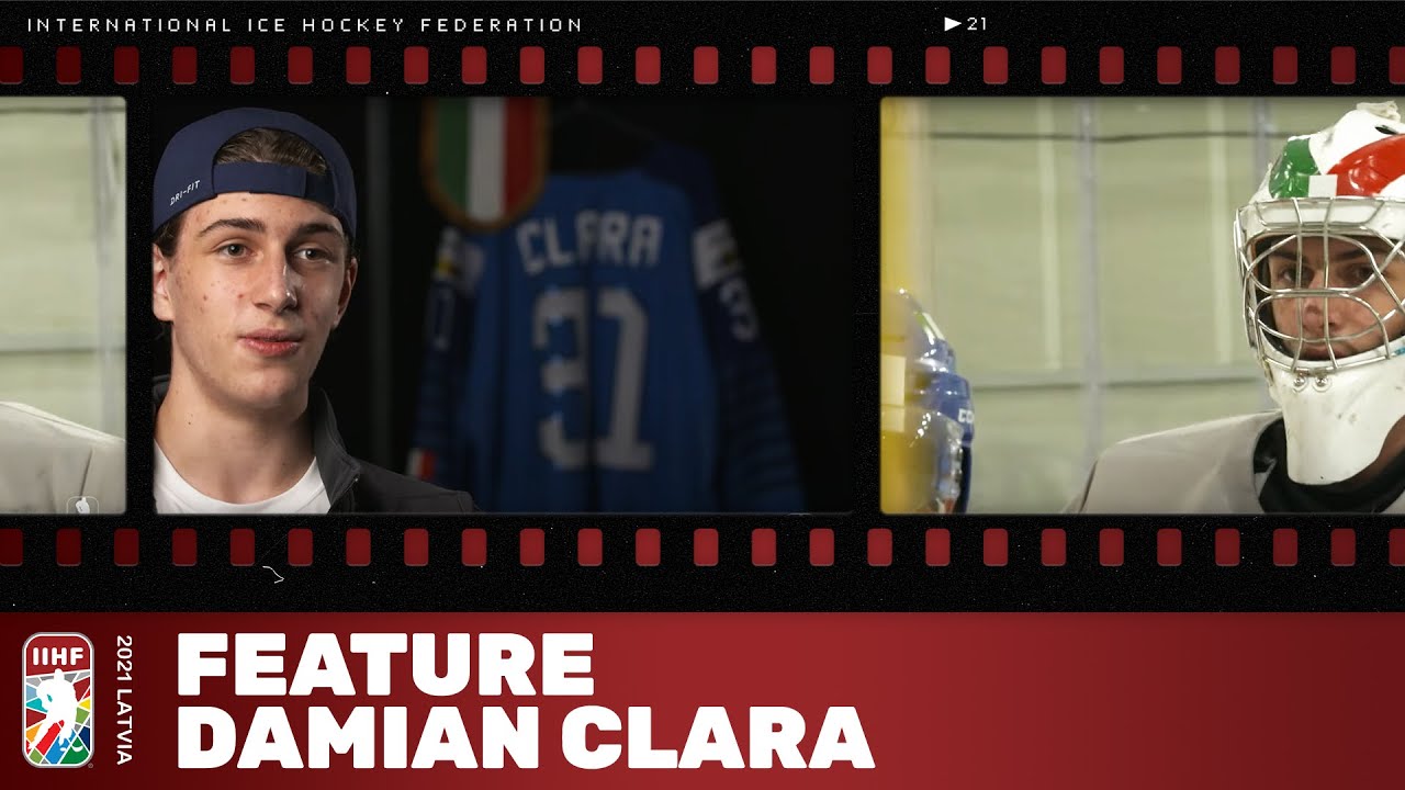 Feature: Damian Clara (Italy) | #IIHFWorlds 2021 - YouTube