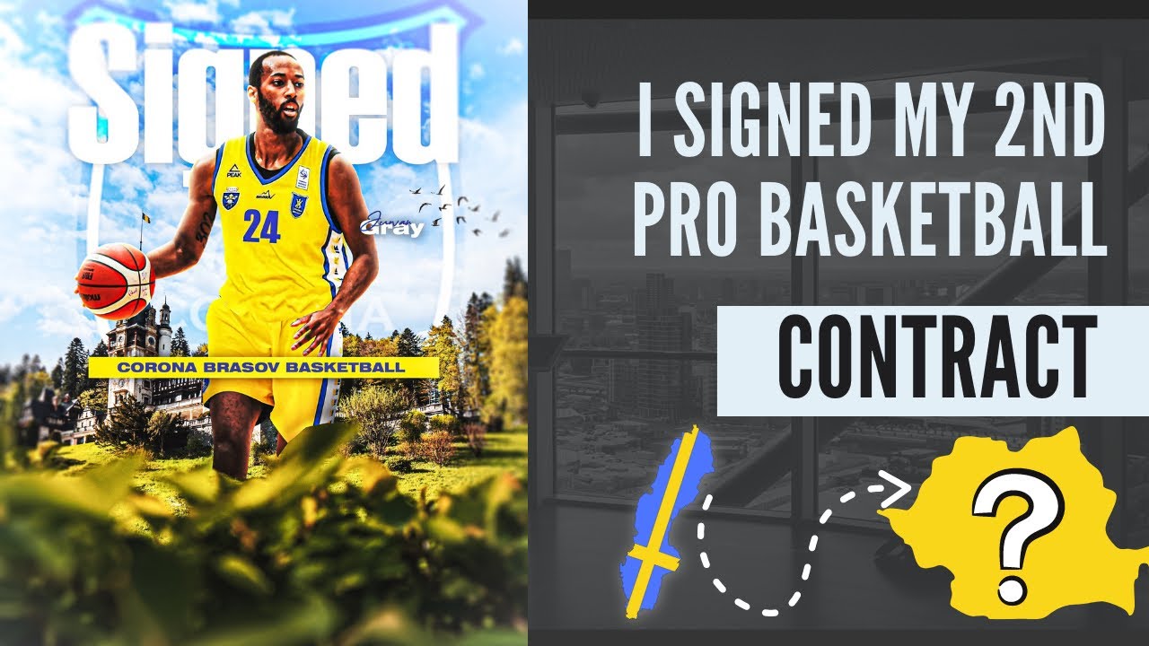 I Signed My 2nd Pro Basketball Contract! - YouTube